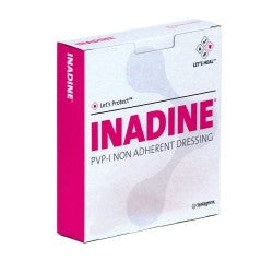 Inadine Povidone Iodoper Compress 5x5cm (25 units) | Healtsy